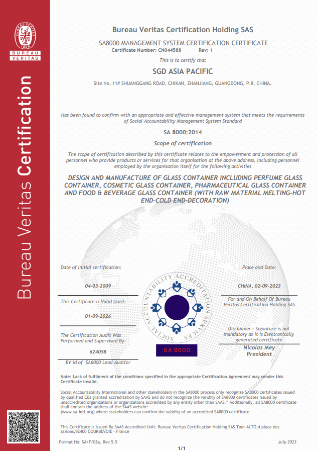 SA 8000 SGD Asia Pacific | SGD Pharma